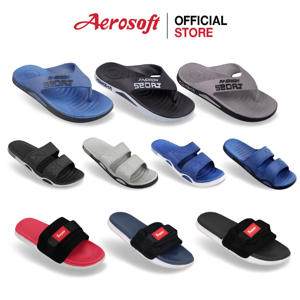 Aerosoft(Clearance Sale) รองเท้าแตะแบบสวม รุ่น CM004/CM001/CM003 ...