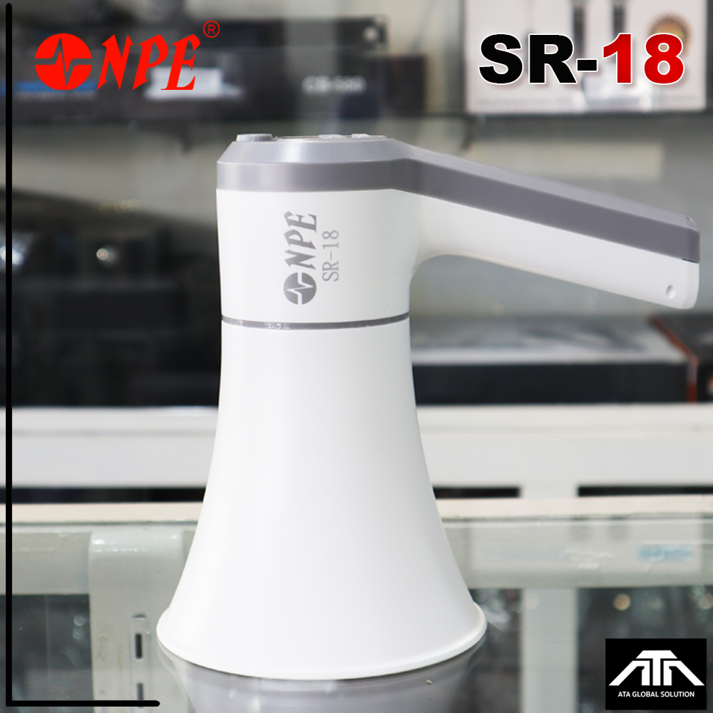 โทรโข่ง NPE SR-18 Megaphone NPESR18 20 W โทรโข่ง มี Bluetooth USB SD CARD NPE SR 18 บันทึกเสียง ...