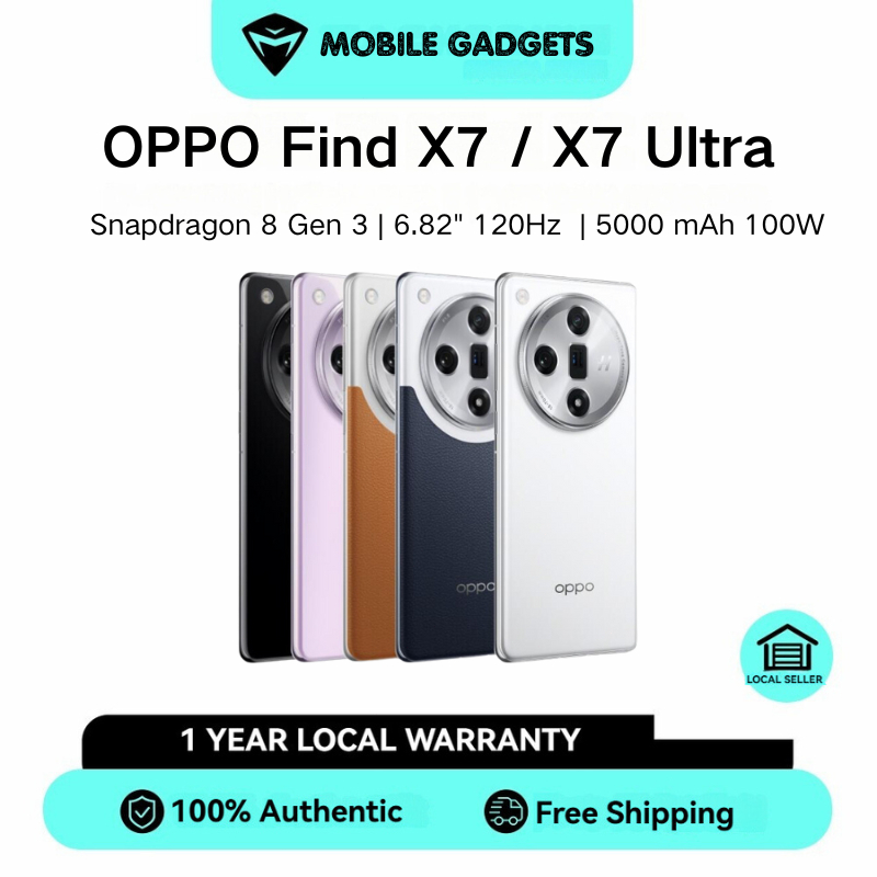 OPPO Find X7 / OPPO Find X7 Ultra | Snapdragon 8 Gen 3 | 6.82" 120Hz 1440 x 3168 pixels | 5000 ...