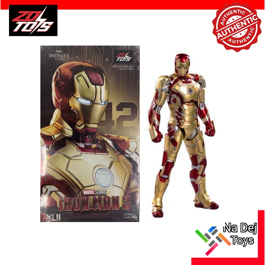 ZDToys Iron Man Mk.42 1/10 Figure แซดดีทอยส์ ไอรอนแมน มาร์ค 42 ขนาด 1/ ...