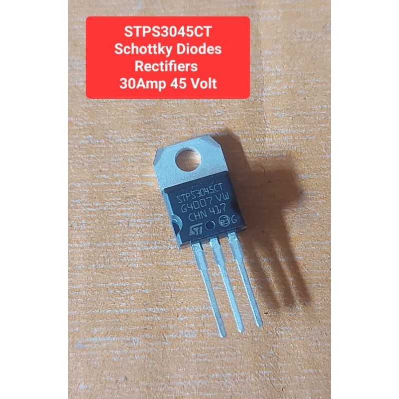 STPS3045CT Schottky Diodes & Rectifiers (30Amp/45Volt) | Shopee Thailand