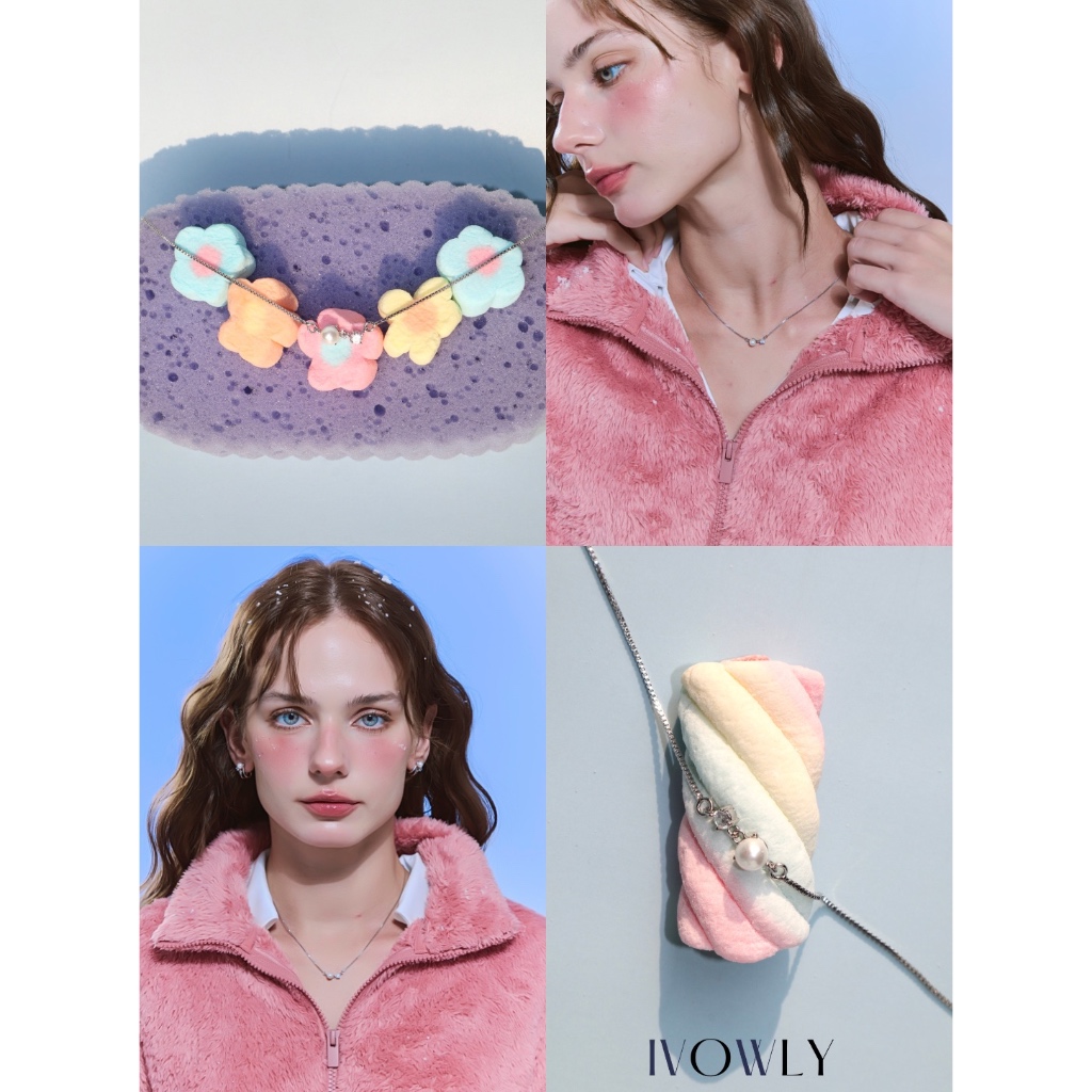 ivowly-Moonlit pearl necklace สร้อยคอพลอยมุก | Shopee Thailand