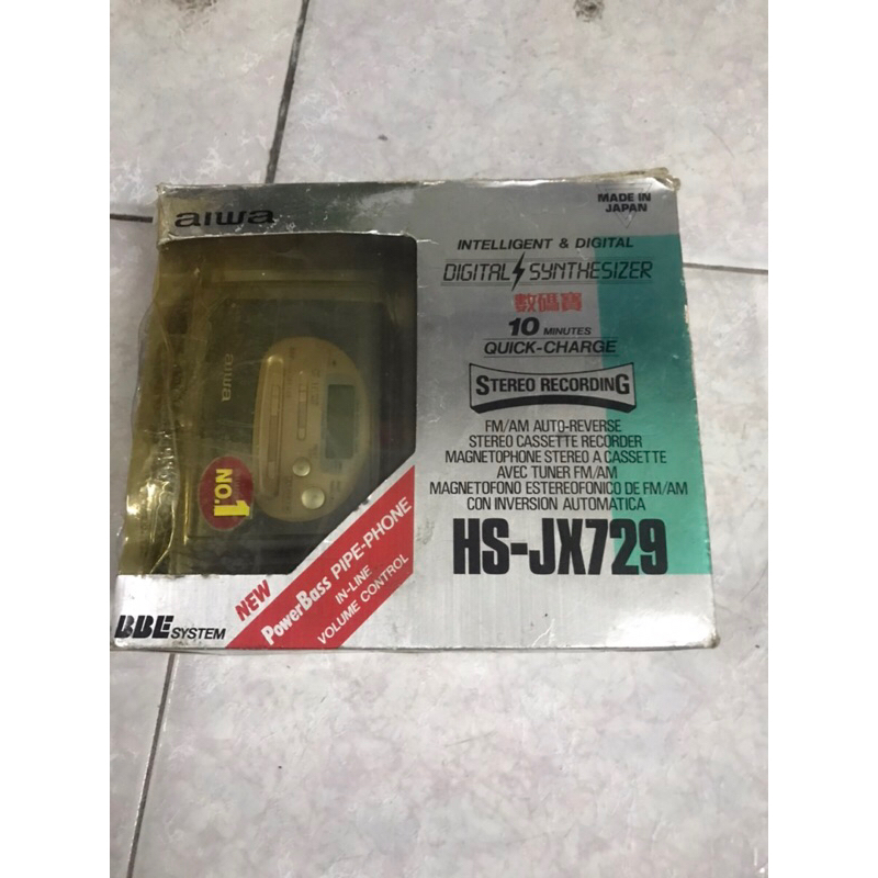 ซาวด์อะเบ้าท์, aiwa รุ่น HS-JX729 สินค้าครบกล่อง เปิดติดแต่ไม่หมุน | Shopee Thailand