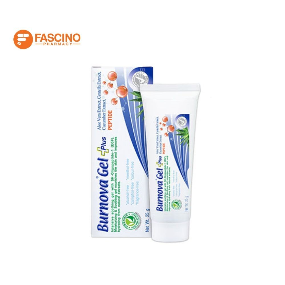 BURNOVA Gel Plus Peptide เจลบำรุงผิวเพิ่มความชุ่มชื้น สำหรับผิวแห้งและ ...