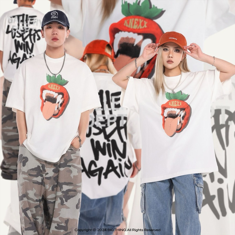 เสื้อยืดผู้ชายโอเวอร์ไซส์ the loser dept | Shopee Thailand