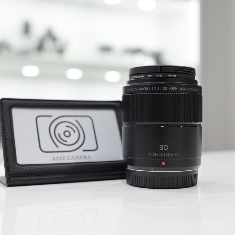 เลนส์ Panasonic 30 f2.8 ois Macro สภาพใหม่ การทำงานเต็ม ระบบ สำหรับถ่าย ...