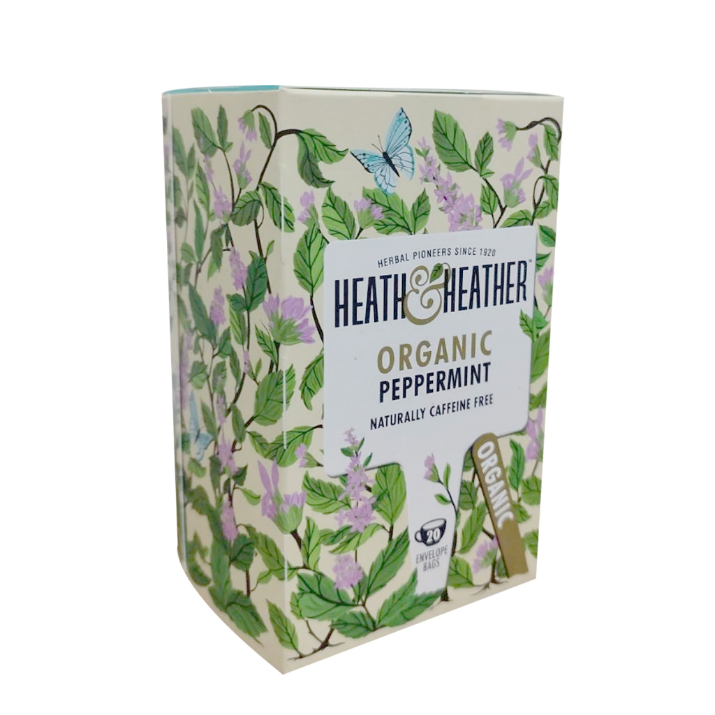 HEATH & HEATHER l Organic Peppermint Herbal Tea 20g | Shopee Thailand