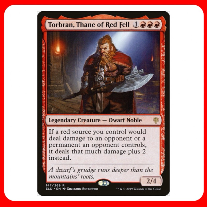 [MTG] Torbran, Thane of Red Fell [ELD] [RED] [RARE] [NORMAL] [ENG ...