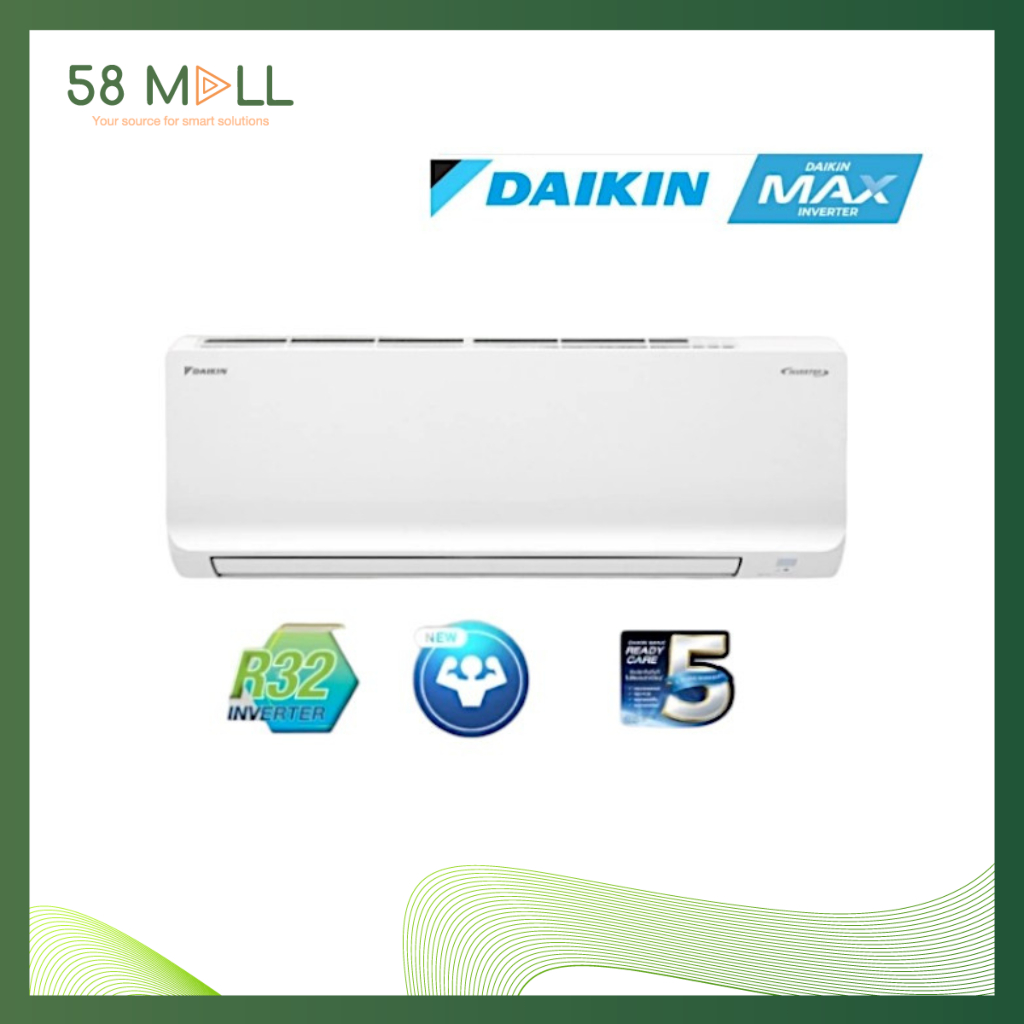 (ใช้โค้ดลดเพิ่ม500)แอร์ Daikin รุ่น MAX SERIES INVERTER STAR KQ SERIES ขนาด 9200 - 20500 BTU ...