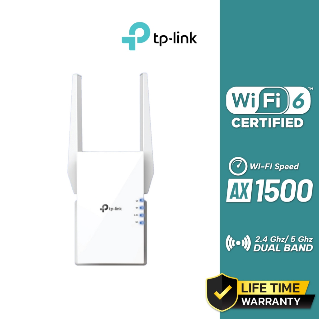 TP-Link AX1500 Wi-Fi Range Extender รุ่น RE505X | Shopee Thailand