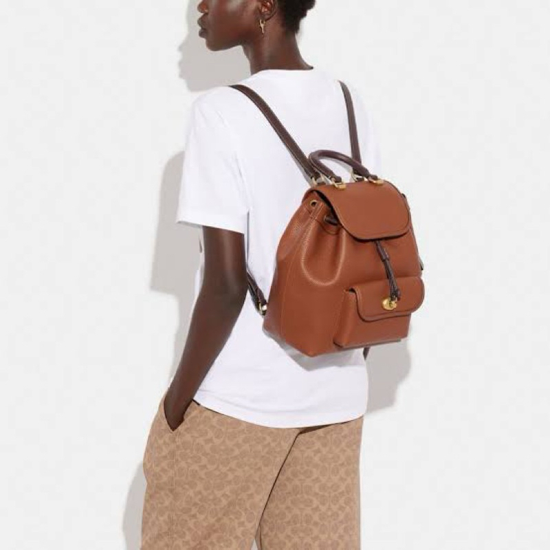 มือสองของแท้💯เป้ Coach Riya Backpack งานช้อป(ใบใหญ่) | Shopee Thailand