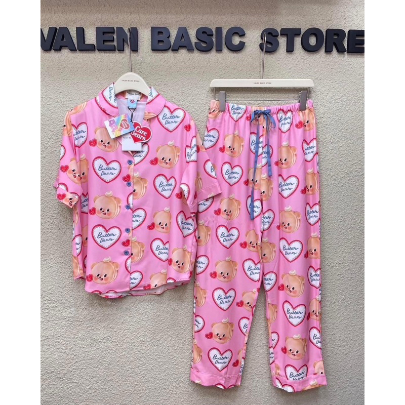 ชุดนอนValan Basic Store ลายสวยน่ารักมาก | Shopee Thailand