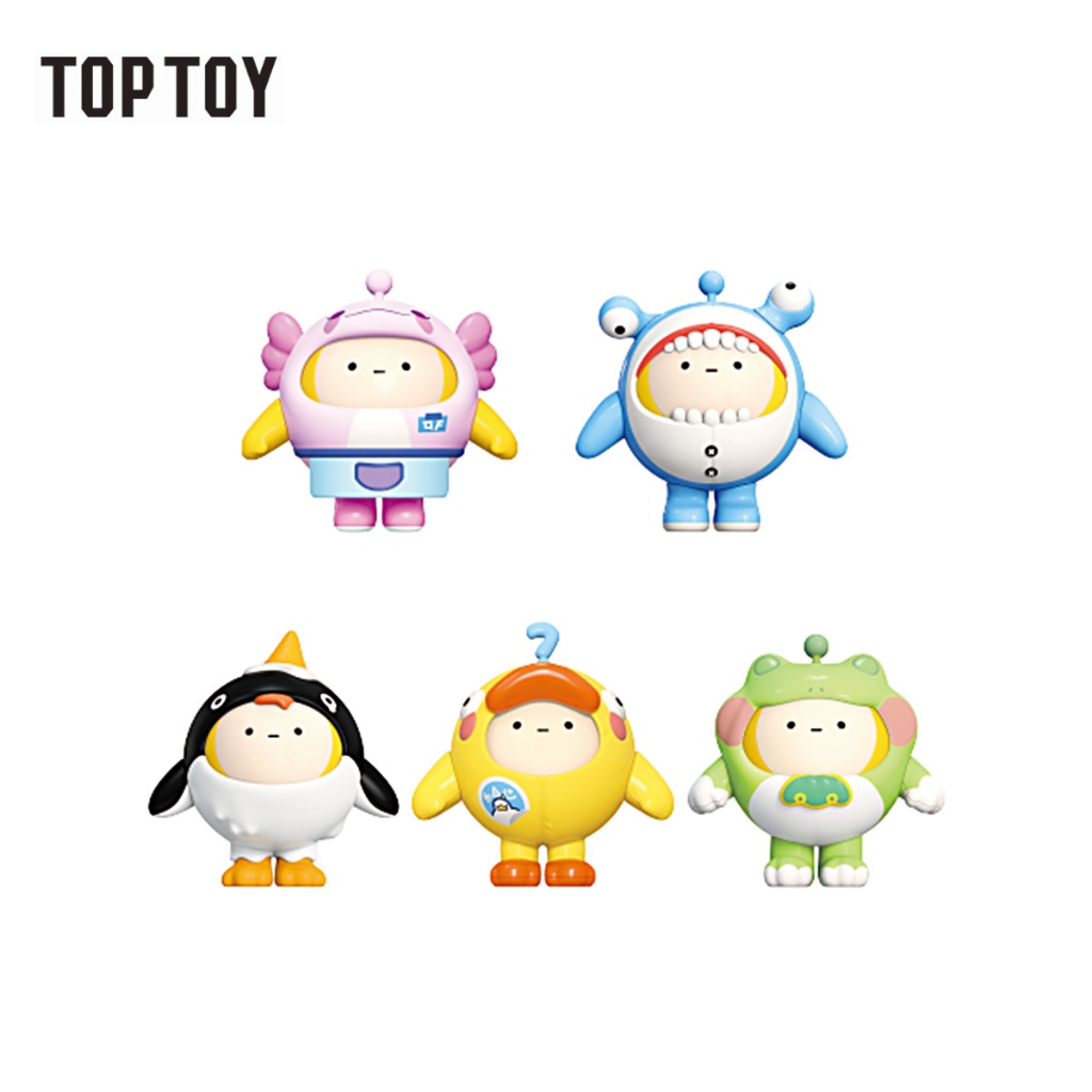 【6 Blind Boxes】TOPTOY x Eggy Party: Building Block Costume Eggy ...