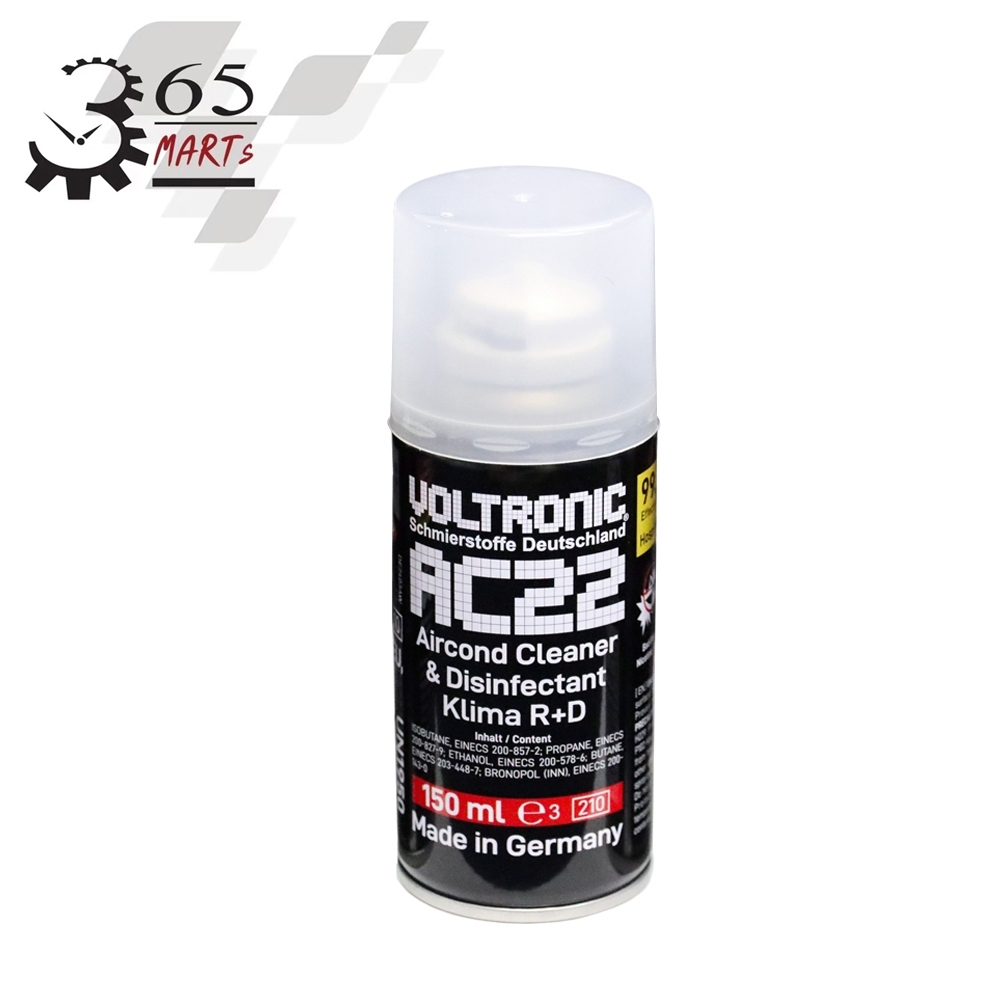 VOLTRONIC AC22 สเปรย์ปรับอากาศทำความสะอาด ขจัดกลิ่น และกำจัดเชื้อแบคทีเรีย ในรถยนต์ และในบ้าน ...