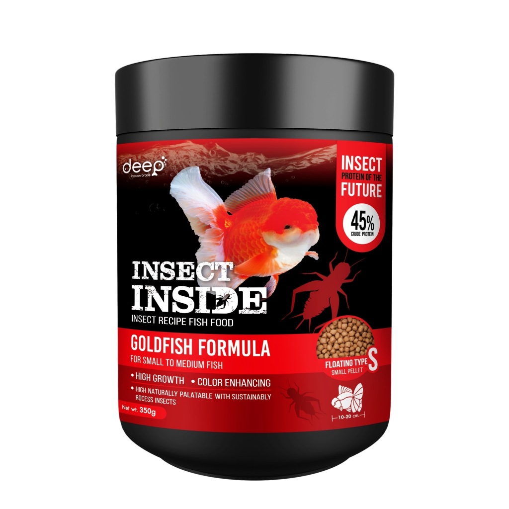 Deep Insect Inside อาหารปลาทองทุกสายพันธุ์ สูตรเร่งโต&เร่งสี เม็ดลอย ...