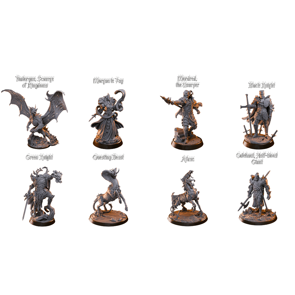 DnD miniature | Enemies Arthurian Tale | Shopee Thailand
