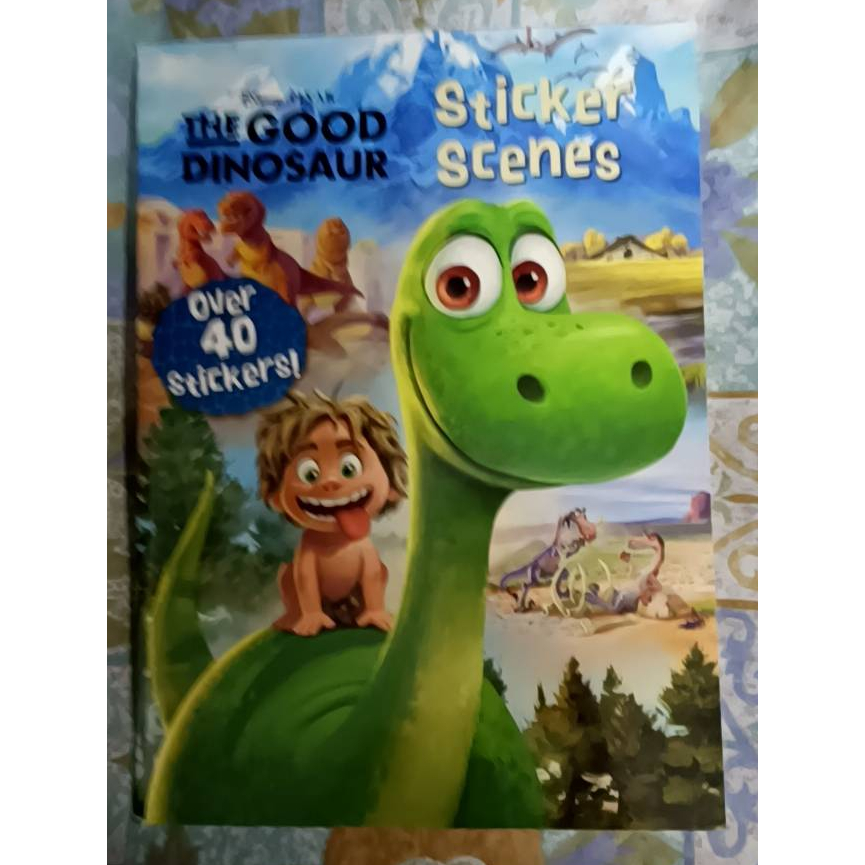 (New) หนังสือสติกเกอร์ The Good Dinosaur Sticker Scenes หนังสือใหม่มือ ...