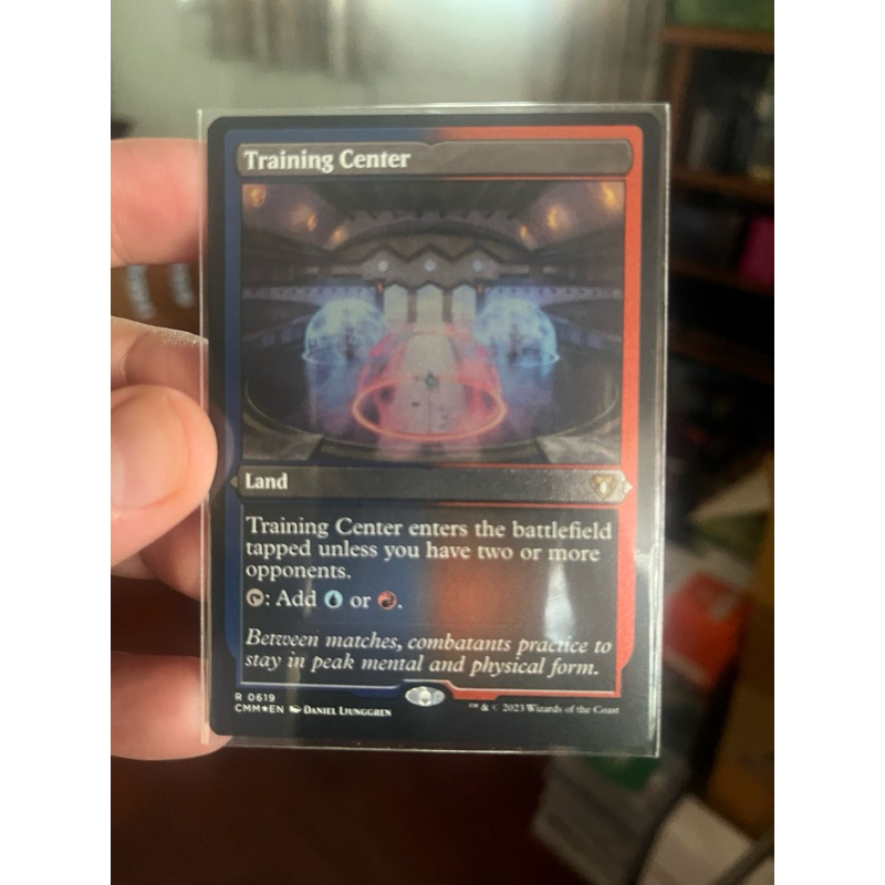 การ์ด MTG Training Center Foil Land EDH Magic the Gathering รุ่น CMM ...