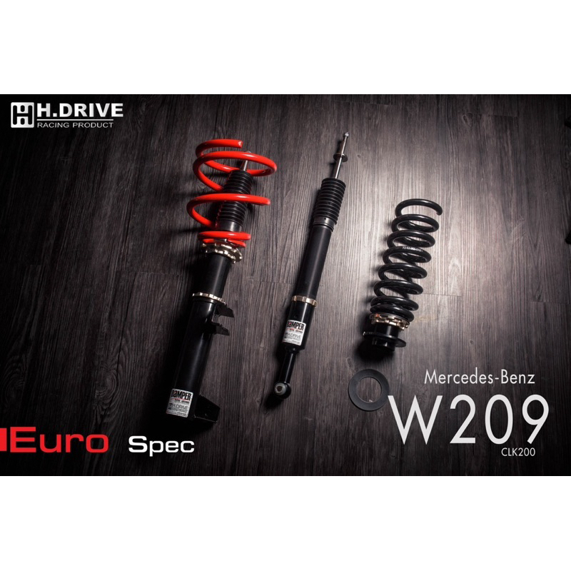 โช๊คสตรัท Hdrive H-Drive Euro spec mercedes benz w203 w209 ปรับสูงต่ำ ...