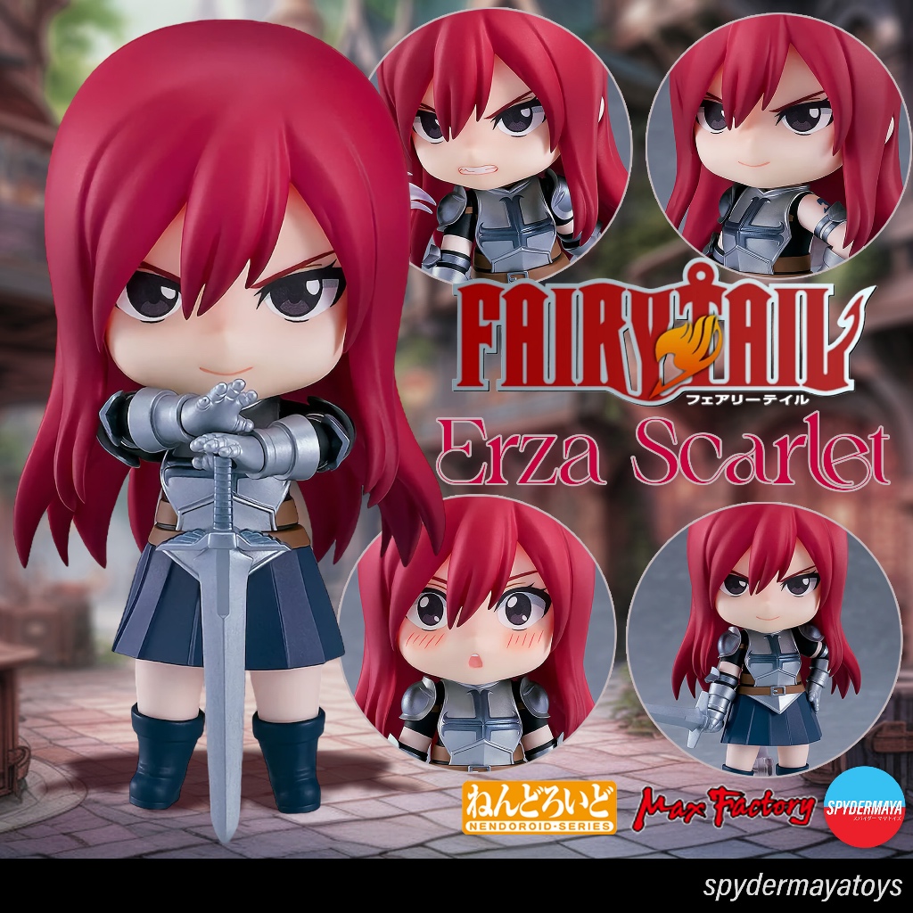 [Pre-Order] Nendoroid Erza Scarlet - Fairytail - Max Factory | Shopee ...