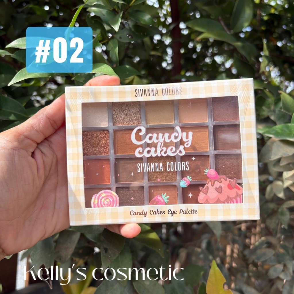 SIVANNA - Candy Cakes Eye Palette (22.6g.) ซีเวนน่า อาย พาเลทท์ HF724 | Shopee Thailand