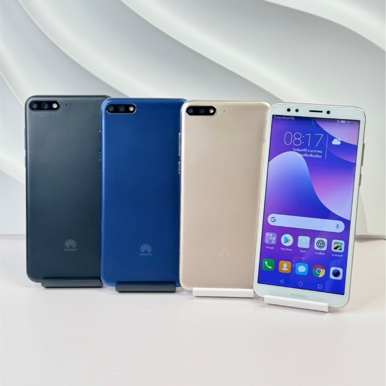 Huawei y7 pro ( 2018) มือถือ มือสอง สภาพ สวย เหมือน (แถมฟรีชุดชาร์จ ...