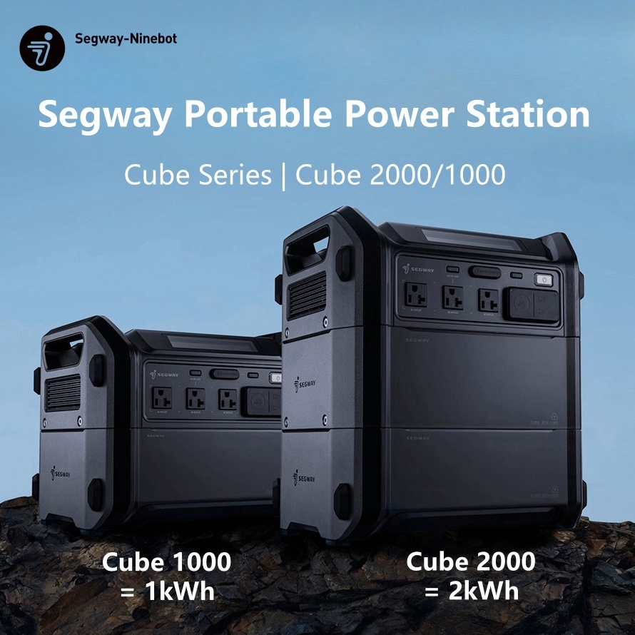 Segway Cube 2000/1000 Portable Power Station แบตสำรองพกพา แบตสำรองไฟ ...