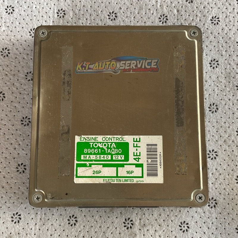 กล่อง ECU TOYOTA 4E-FE 89661-1A080 12v ปลั๊ก 26p 16p (กล่องควบคุม ...