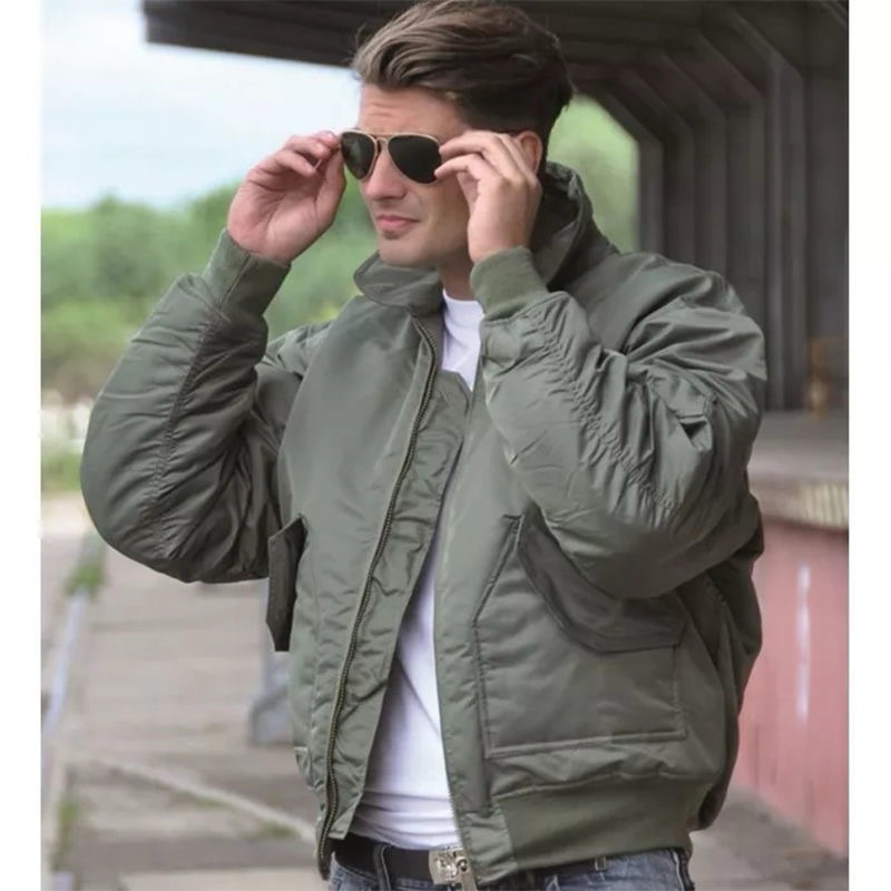 แจ็คเก็ตนักบิน เสื้อทหาร เสื้อกันหนาว Cwu-45p | Shopee Thailand