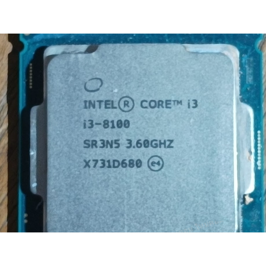 i3-8100 ซีพียูมือสอง intel Core i3-8100 8th Gen 3.60 GHz LGA1151 V2 ใช้ได้ปกติ ถูกๆ 😮😲 | Shopee ...