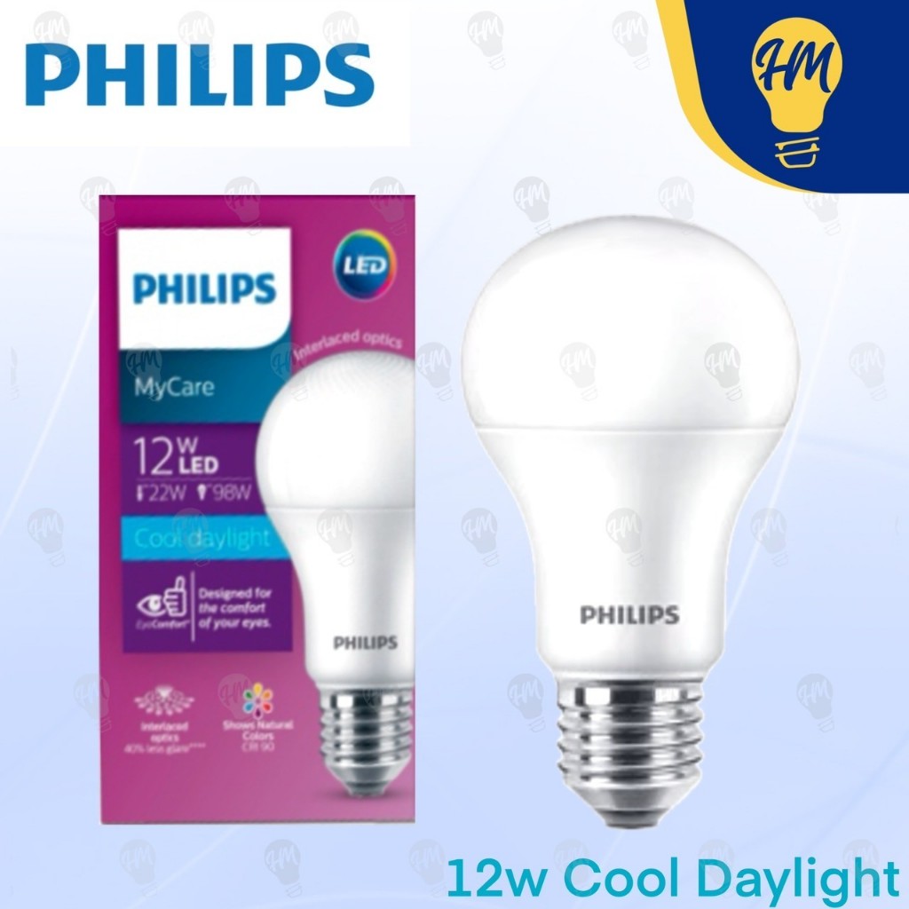 Phillips หลอดไฟ LED รุ่น My Care A60 12W แสงขาว / แสงวอร์ม | Shopee ...