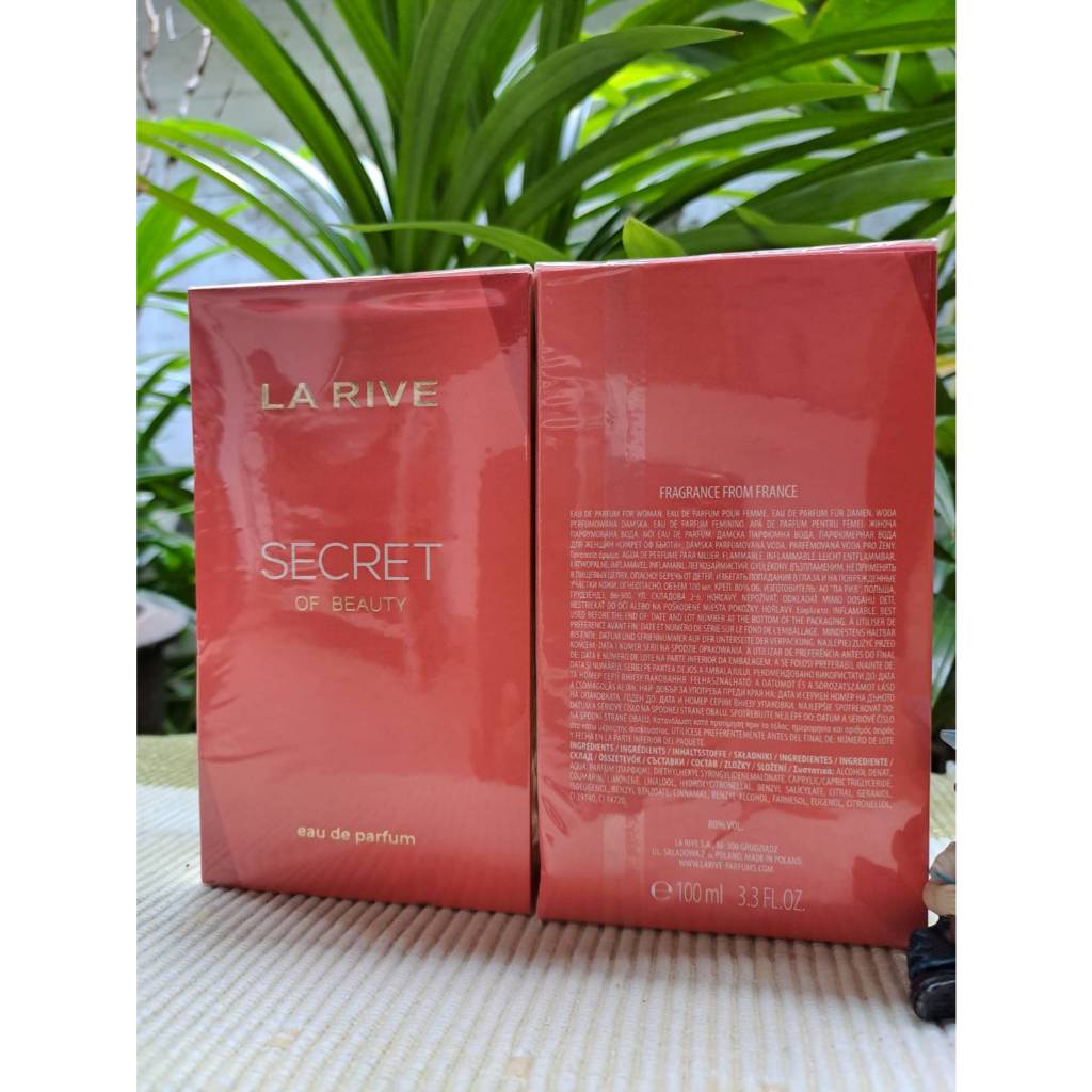 LA RIVE Secret of Beauty Eau de Parfum, 100 ml น้ำหอมเยอรมัน | Shopee ...