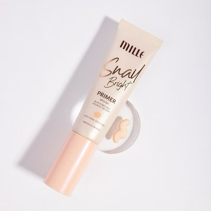 Mille Snail Bright Primer SPF15 PA+ มิลเล่ ไพรเมอร์. | Shopee Thailand
