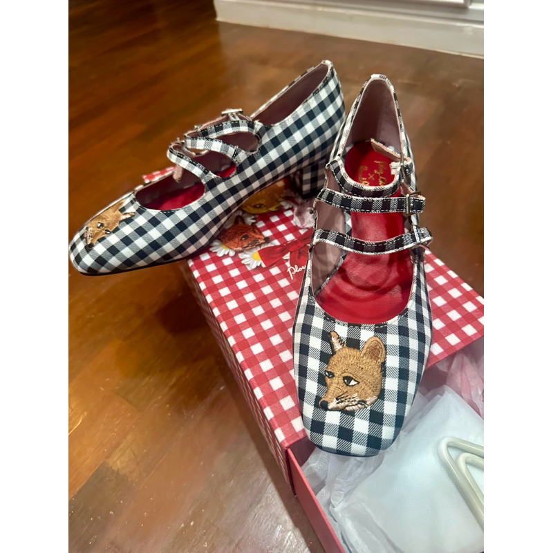 OandB Ploy chava Mary Jane Fox size 38 ใหม่ มีของเลย อุปกรณ์ | Shopee ...