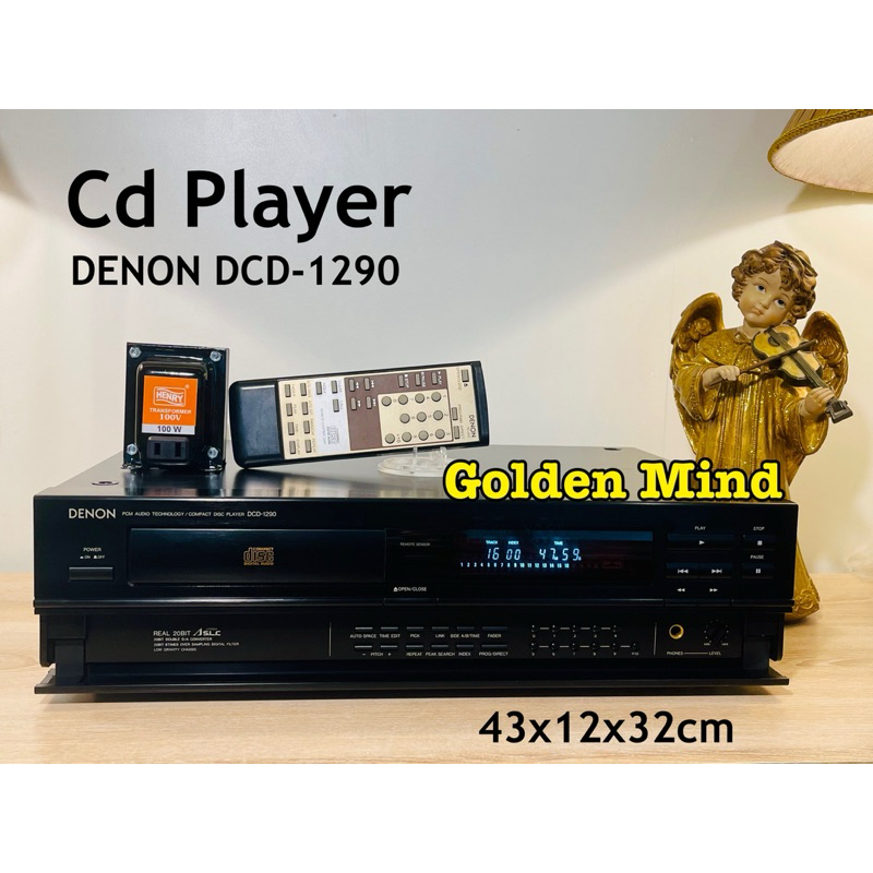 CD-01-021224 DENON DCD-1290 เครื่องเล่นซีดีมือสองจากประเทศญี่ปุ่น แถมรีโมทแท้ | Shopee Thailand