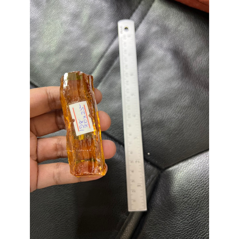 พลอยก้อน เพชรรัสเซีย เนื้อแข็ง ROUGH เจียก่อนได้ทุกชนิด 158 กรัม Gram ...