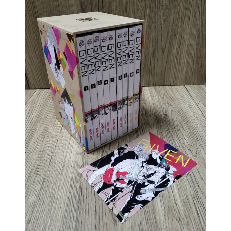 Boxset Given 1-9 + โปสการ์ด เล่ม 1 (มือสอง) พิมพ์ใหม่ | Shopee Thailand