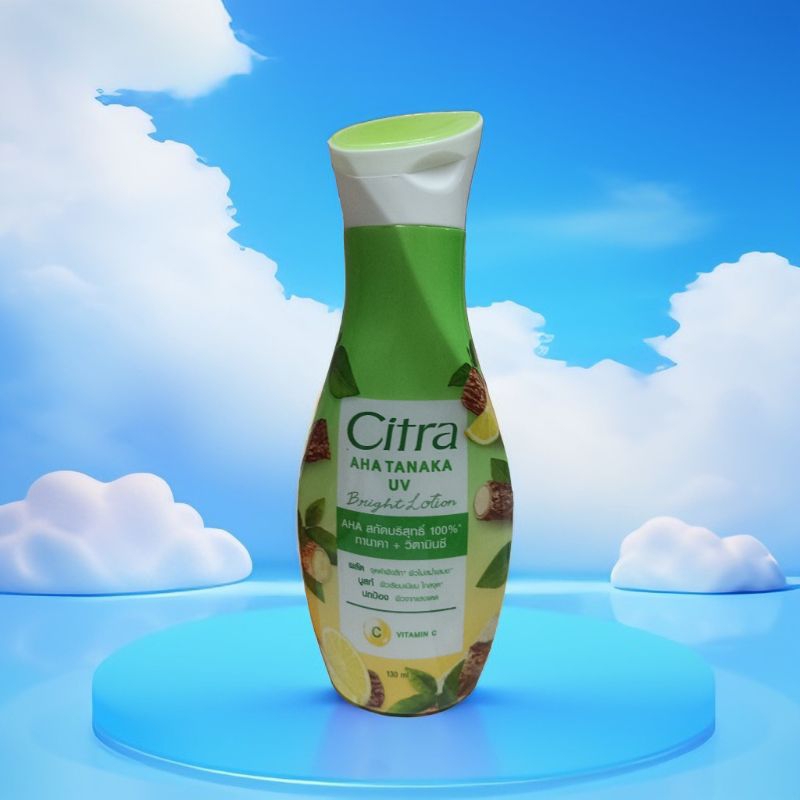( 1ขวด) CITRA AHA Tanaka UV Lotion 130 ml ซิตร้า เอเอชเอ ทานาคา ยูวี ...