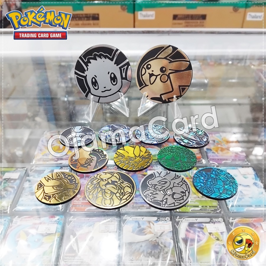 Pokémon TCG Official Coin | เหรียญโปเกม่อน ใช้สำหรับเล่นหรือสะสม (Mini ...