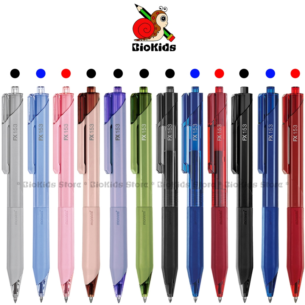 Monami FX153 I ปากกาลูกลื่น 0.5 / 0.7 / 1.0 มม. | Shopee Thailand