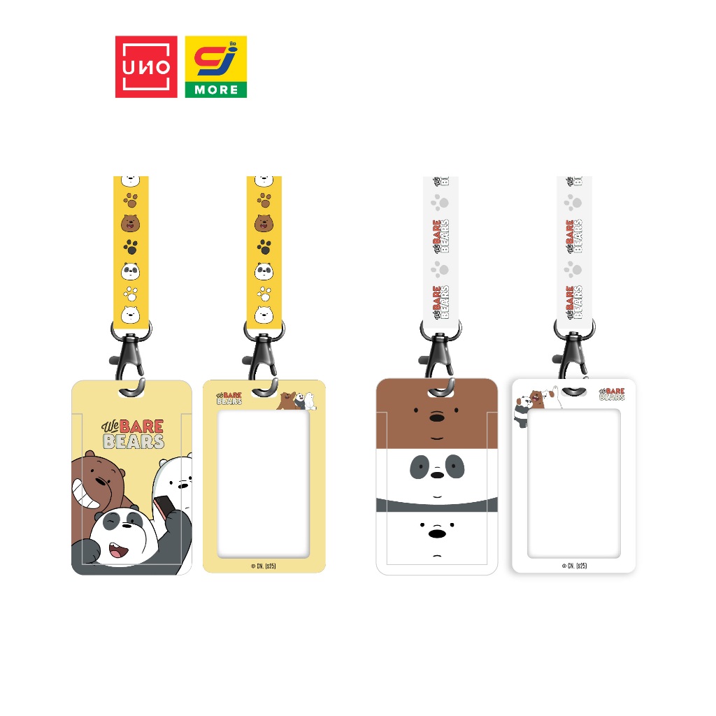 UNO สายห้อยคอใส่บัตร We Bare Bears ลิขสิทธิ์แท้ | Shopee Thailand