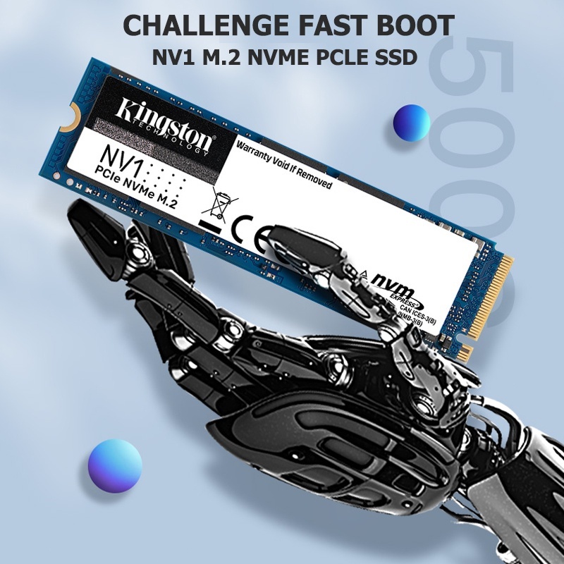 Kingston NV1 M.2 Nvme SSD 250GB 500GB 1TB PcIe 2280 Solid State Hard ...