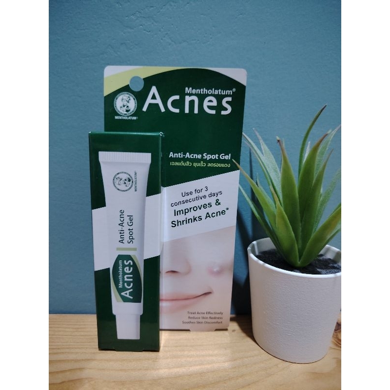 Mentholatum Acnes Anti-Acne Spot Gel (18g) เจลแต้มสิว | Shopee Thailand