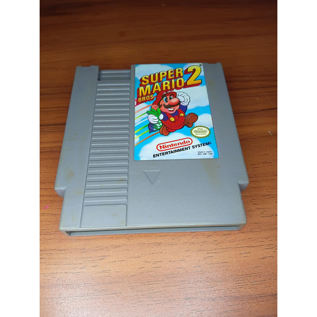 เกมส์แท้ NES Super Mario Bros. 2 NES Nintendo Canada Version | Shopee ...