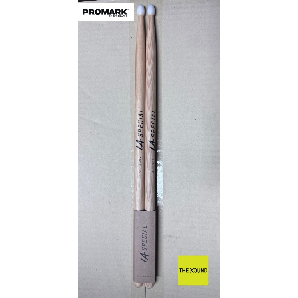 PROMARK LA Special LA5BN Hickory Nylon Tip Drumstick ไม้กลองชุดหัวไนลอน | Shopee Thailand