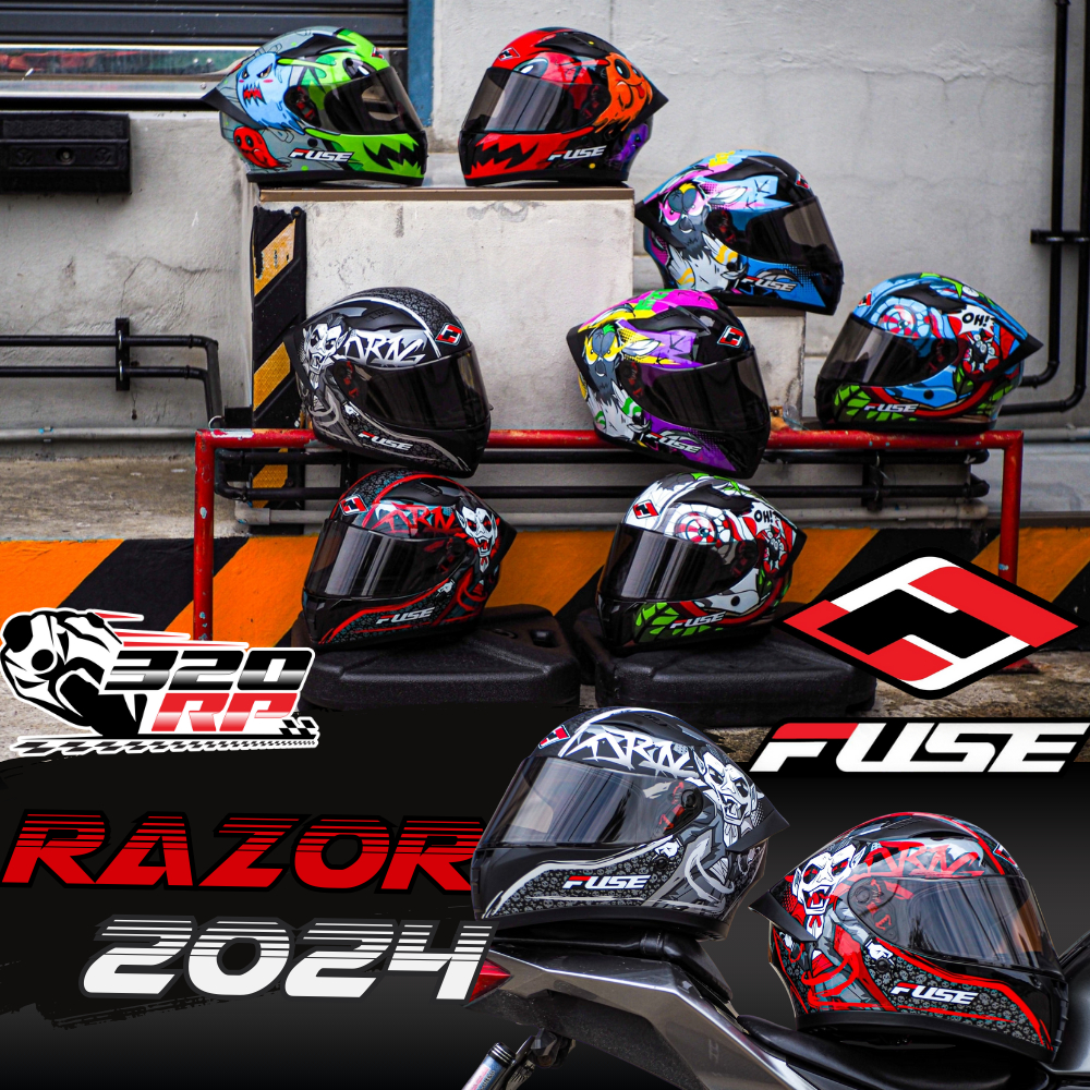 หมวกกันน็อค FUSE รุ่น RAZOR SP ปี 2024 ส่งไว!! 320SP | Shopee Thailand