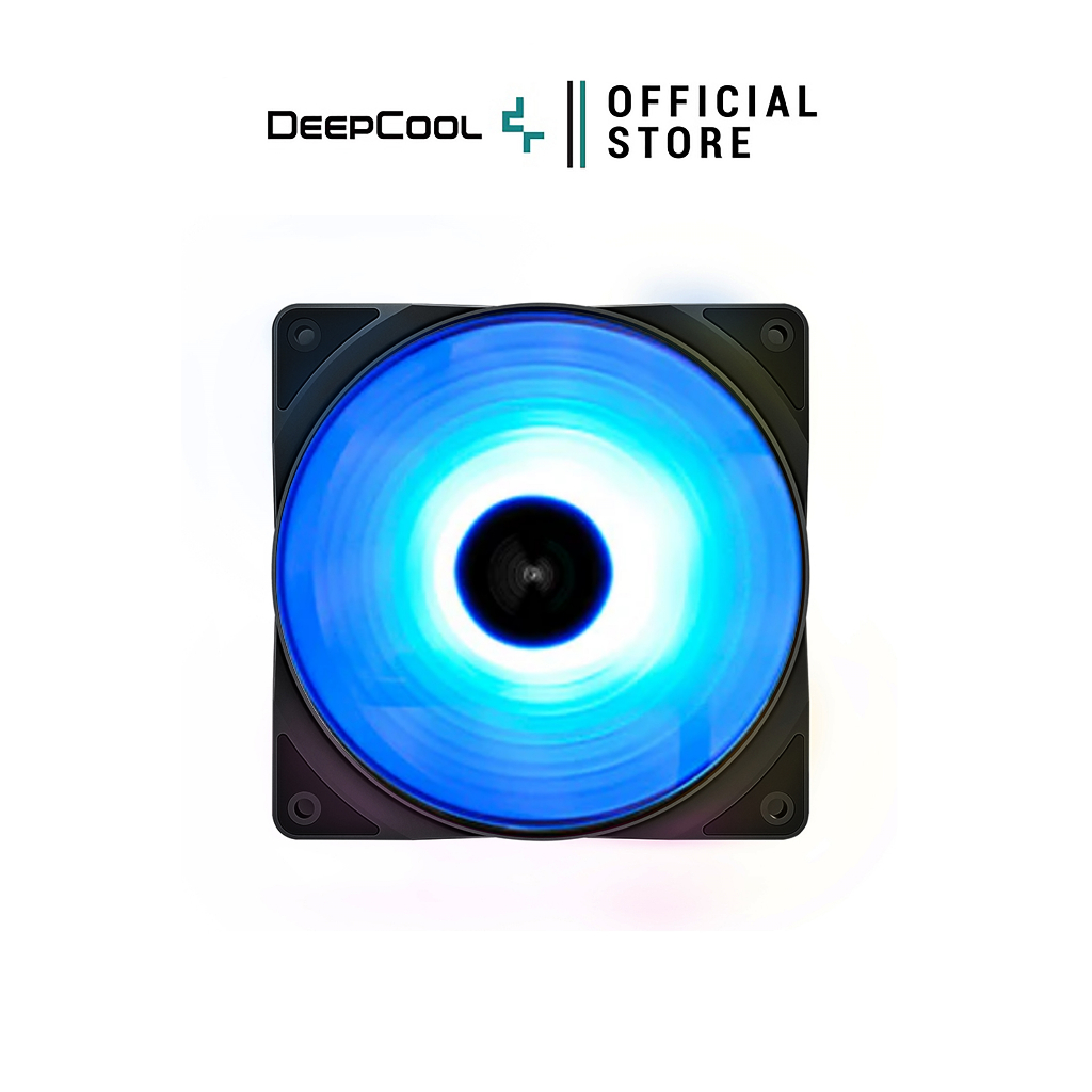 พัดลมเคสคอมพิวเตอร์ DEEPCOOL - CASE FAN 12CM RF120 BLUE | Shopee Thailand