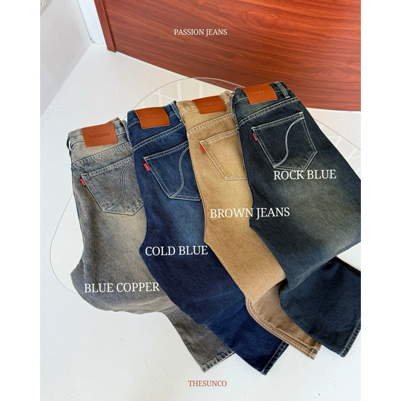 PASSION JEANS "XS-4XL"กางเกงยีนส์เอวกลาง-ต่ำ ใส่แล้วพรางหุ่น ขาเรียวยาว ขากระบอกตรง | Shopee ...