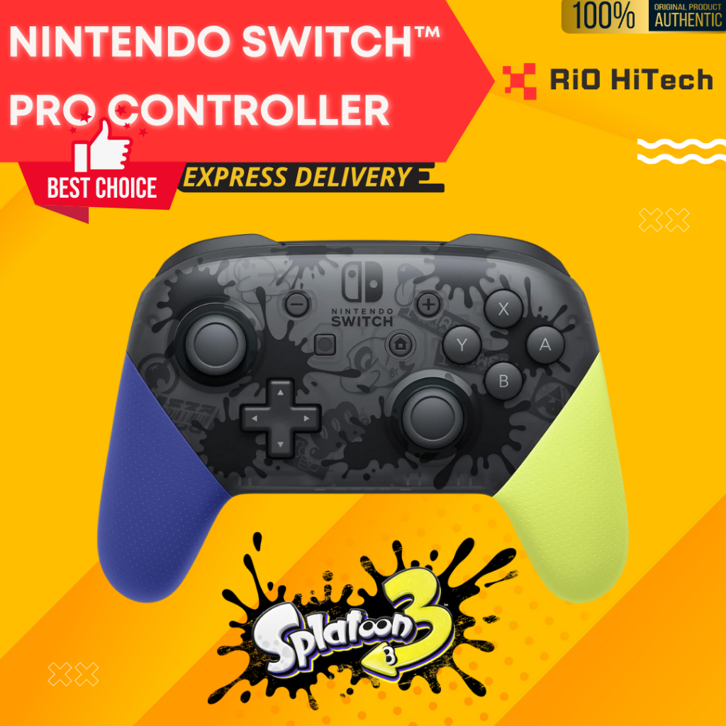 Nintendo Switch Pro Controller - Splatoon 3 Edition | Shopee Thailand