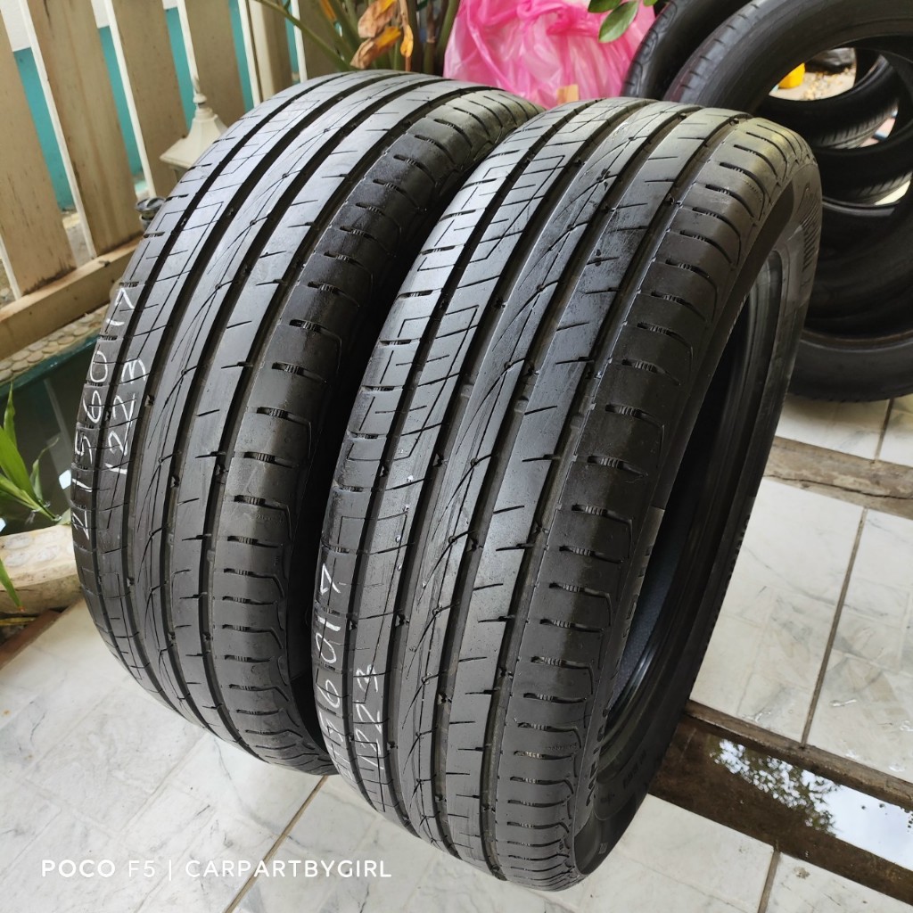 (ราคาต่อเส้น) ยาง% Continental รุ่น UltraContact UC6 SUV ขนาด 215/60/17 ปี23 (1223) มี 2 เส้น ...